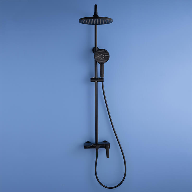 Matte Black Shower Column Set - Stylish & Durable Bathroom Upgrade ...