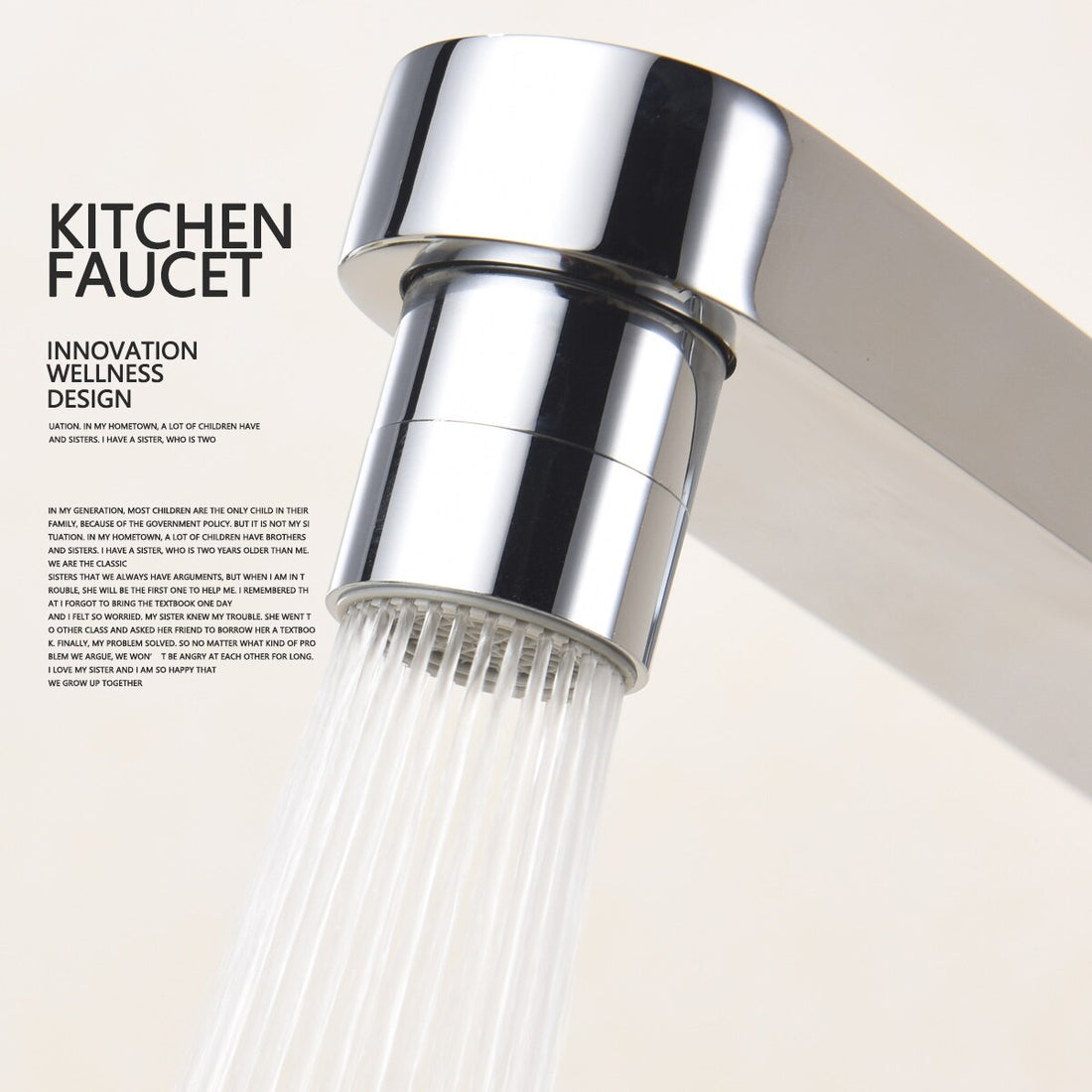 Folding Kitchen Faucet Hot and Cold Kitchen Sink Mixer Brushed Nickel ...
